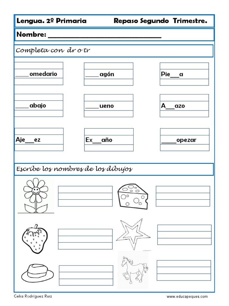 Lengua Primaria 2 - 2 PDF | PDF | León | Azul