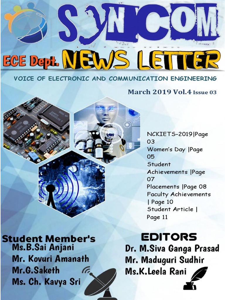 Newsletter Ece March 2019. | PDF
