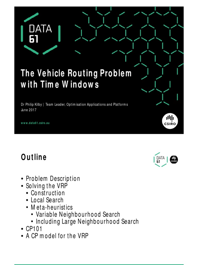 Tutorial10 Multi Vehicle Routing With Time Windows PDF | PDF ...