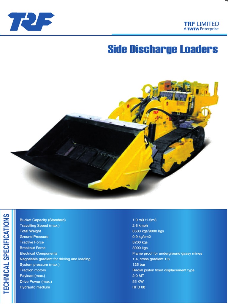 Side Discharge Loader | PDF | Loader (Equipment) | Belt (Mechanical)