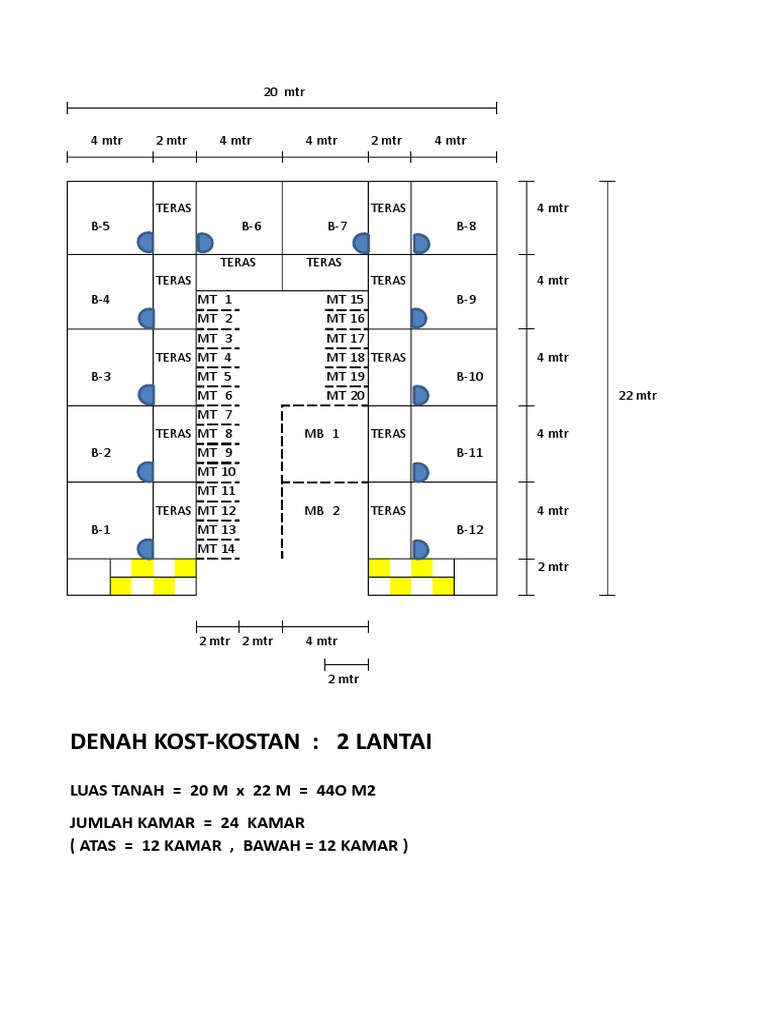 Denah Kost Kostan | PDF