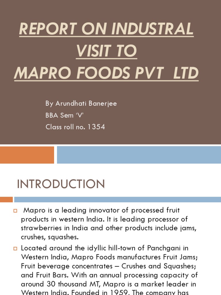 Mapro Foods | Download Free PDF | Fruit Preserves | Strawberry