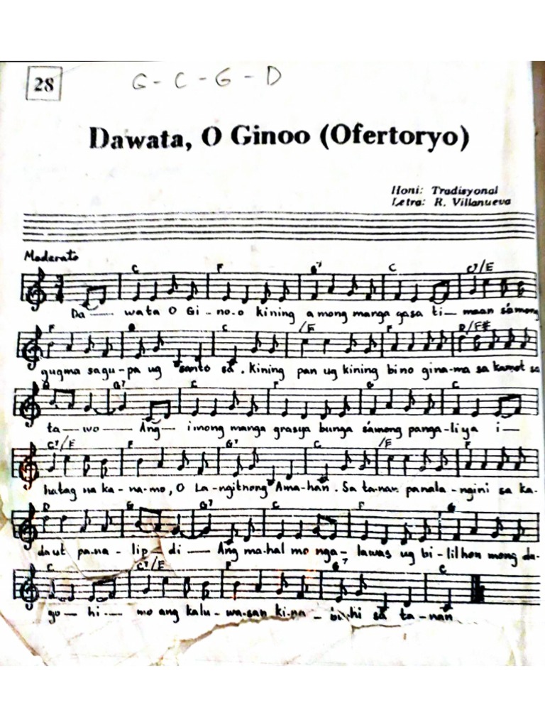 Dawata, O Ginoo | PDF