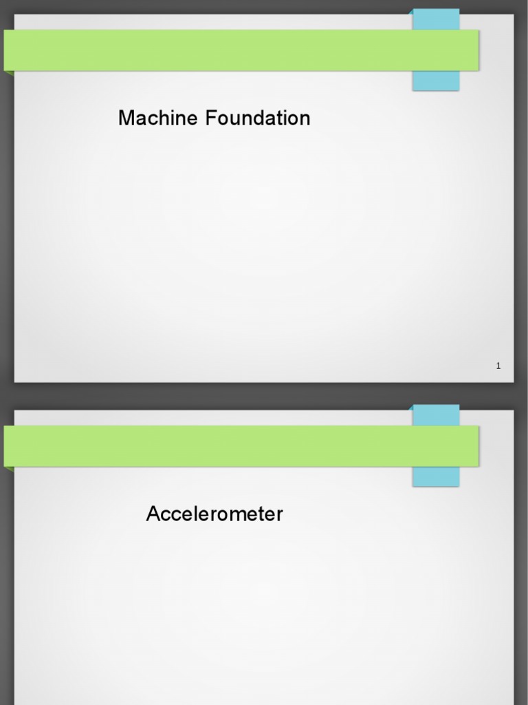 Machine Foundation | PDF