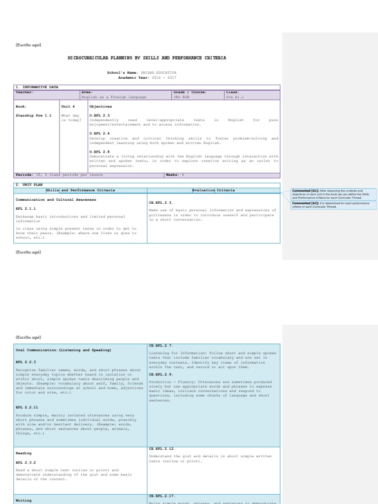 4 PUD 3ro INGLES | PDF | English As A Second Or Foreign Language | Phrase