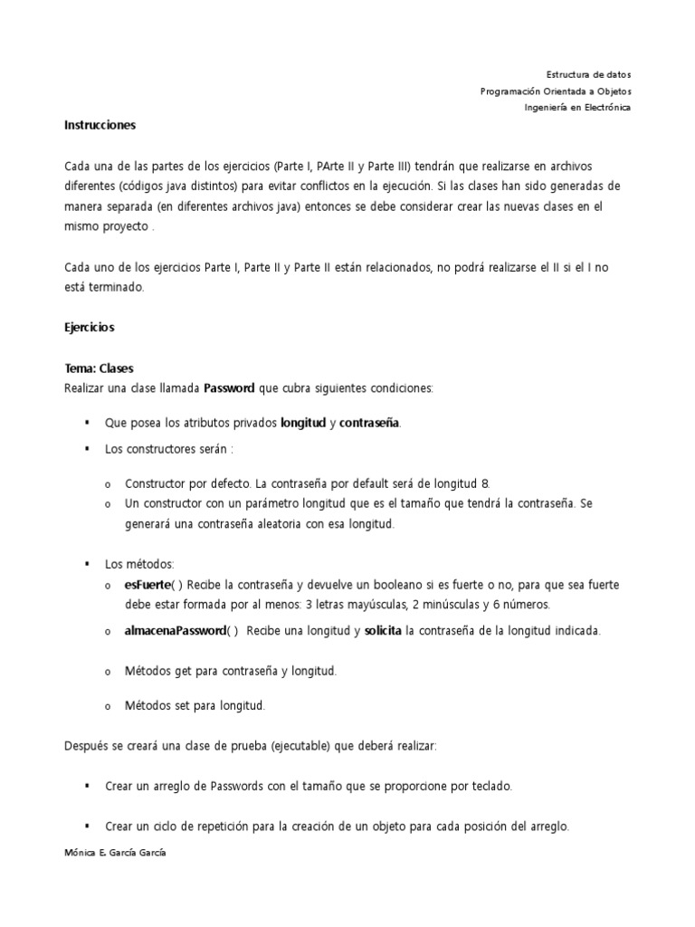 Ejercicio Herencia | PDF | Contraseña | Java (lenguaje de programación)