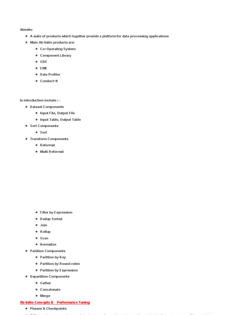 Abinitio Interview | PDF | Database Index | Databases