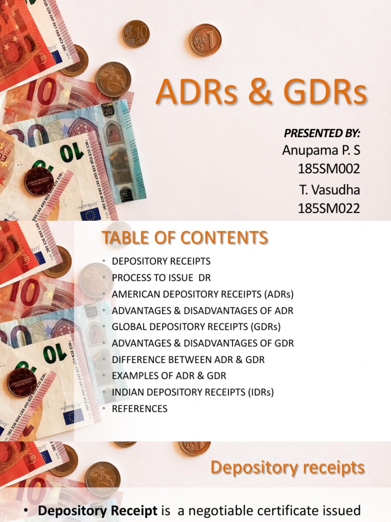 Adr, GDR & Idr | PDF | American Depositary Receipt | Companies