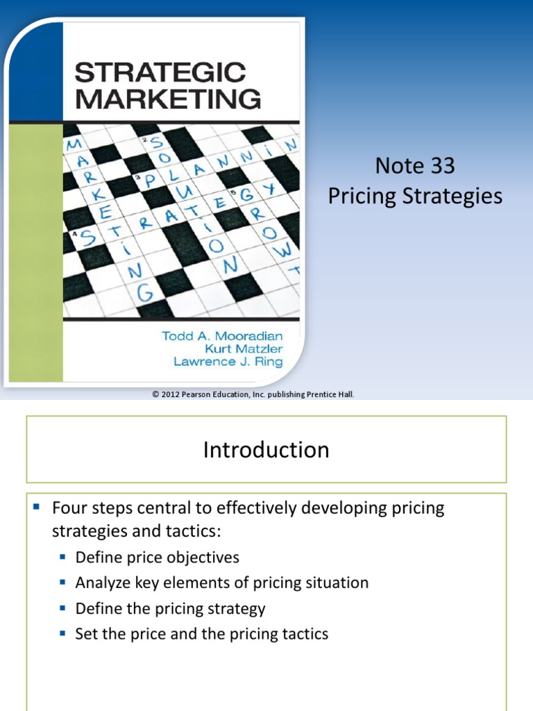 Pricing Strategies | Download Free PDF | Pricing | Marketing