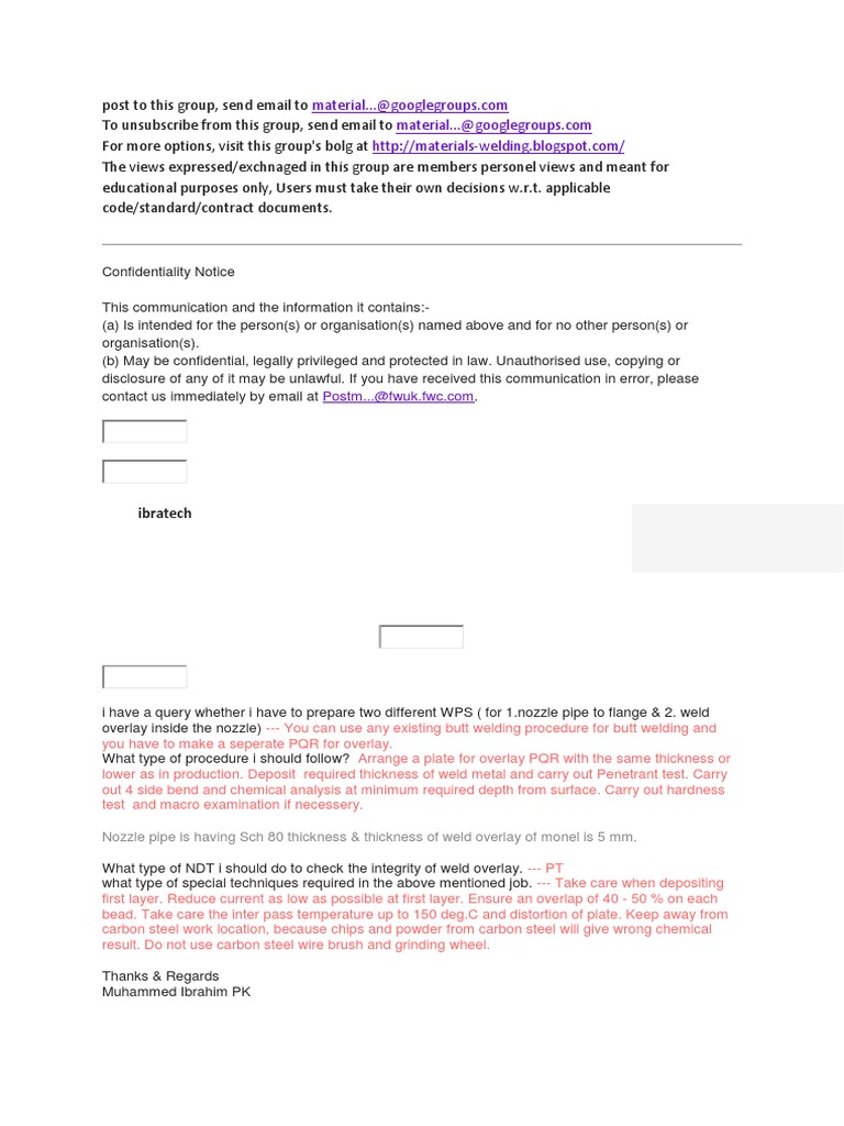 Wps Overlay | PDF | Nondestructive Testing | Welding