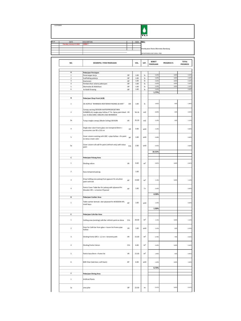Contoh Progress Report Project | PDF | Architectural Design | Architecture