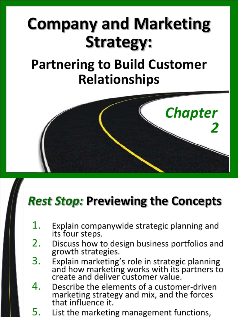 Company and Marketing Strategy:: Partnering To Build Customer ...