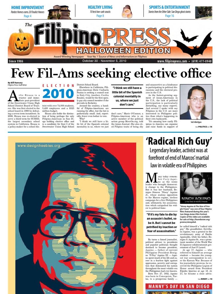 Filipino Press Digital Edition - Oct. 30-Nov. 5, 2010 | PDF ...