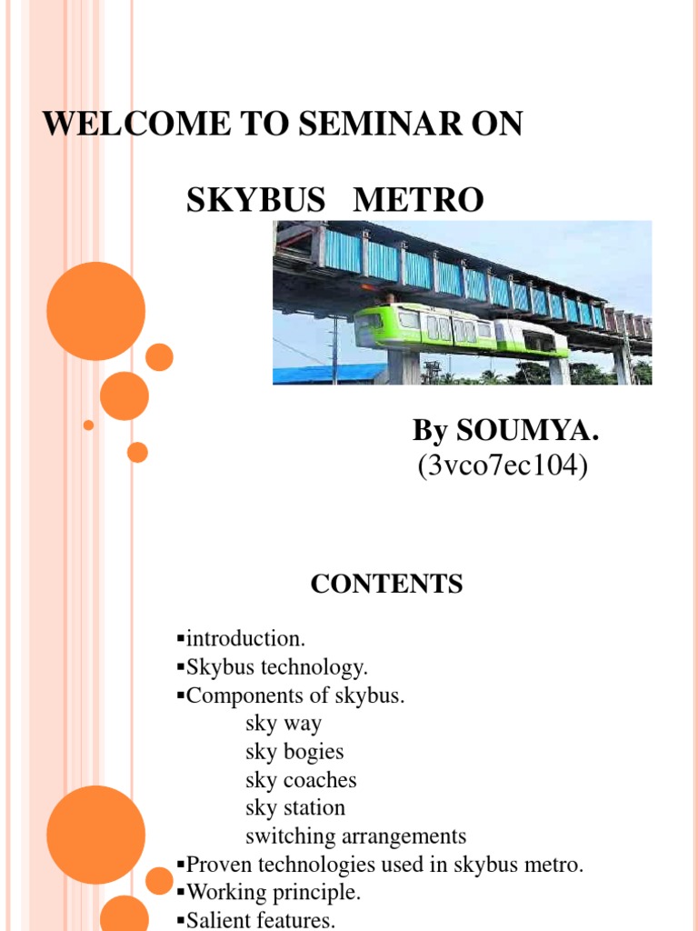 Skybus Metro Technology Overview | PDF