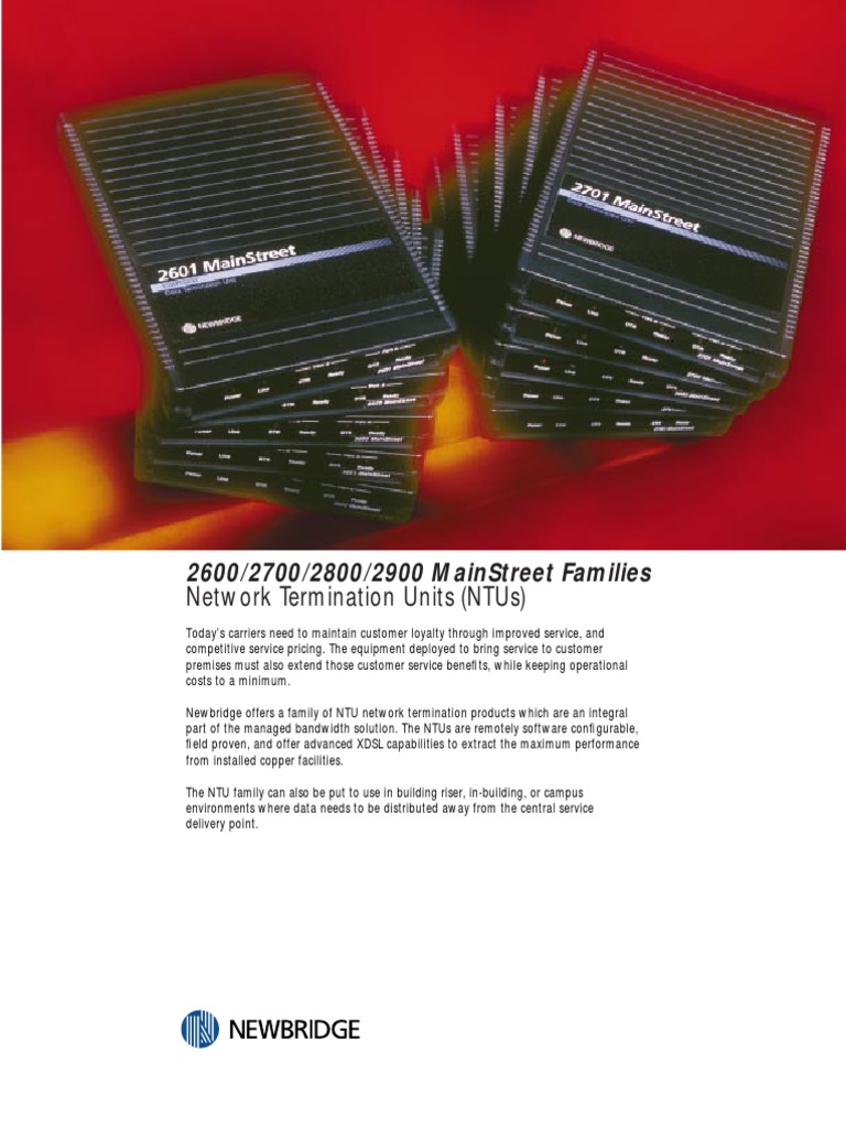 2900 Newbridge | PDF | Internet Access | Computer Network