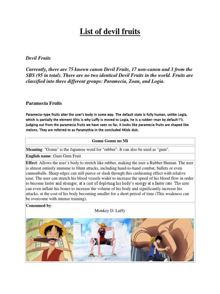 215565745-List-Of-All-Devil-Fruit-Powers.docx | Knife | Nature