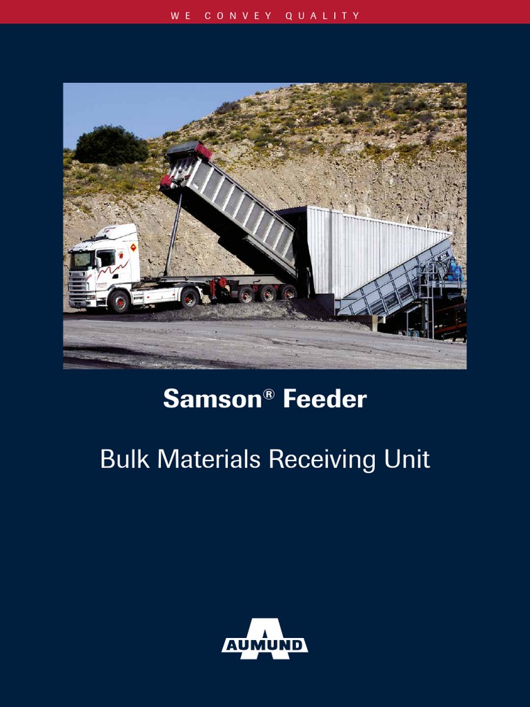 AUMUND-SAMSON Feeder 170209 PDF | PDF | Belt (Mechanical) | Dust