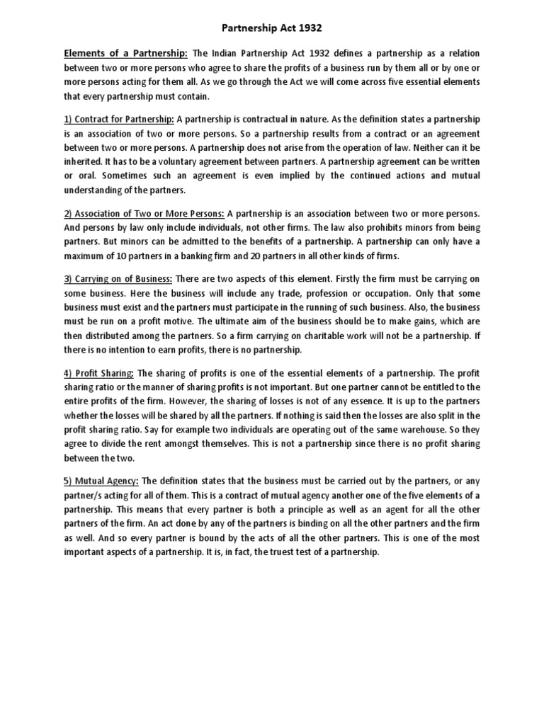 Advantages and Disadvantages of Partnership | PDF | Partnership | Business