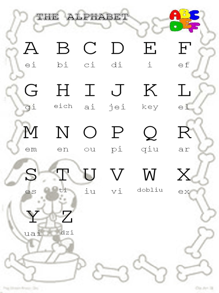 The Alphabet Pronunciation Pronunciation Exercises Phonics 30244 | PDF