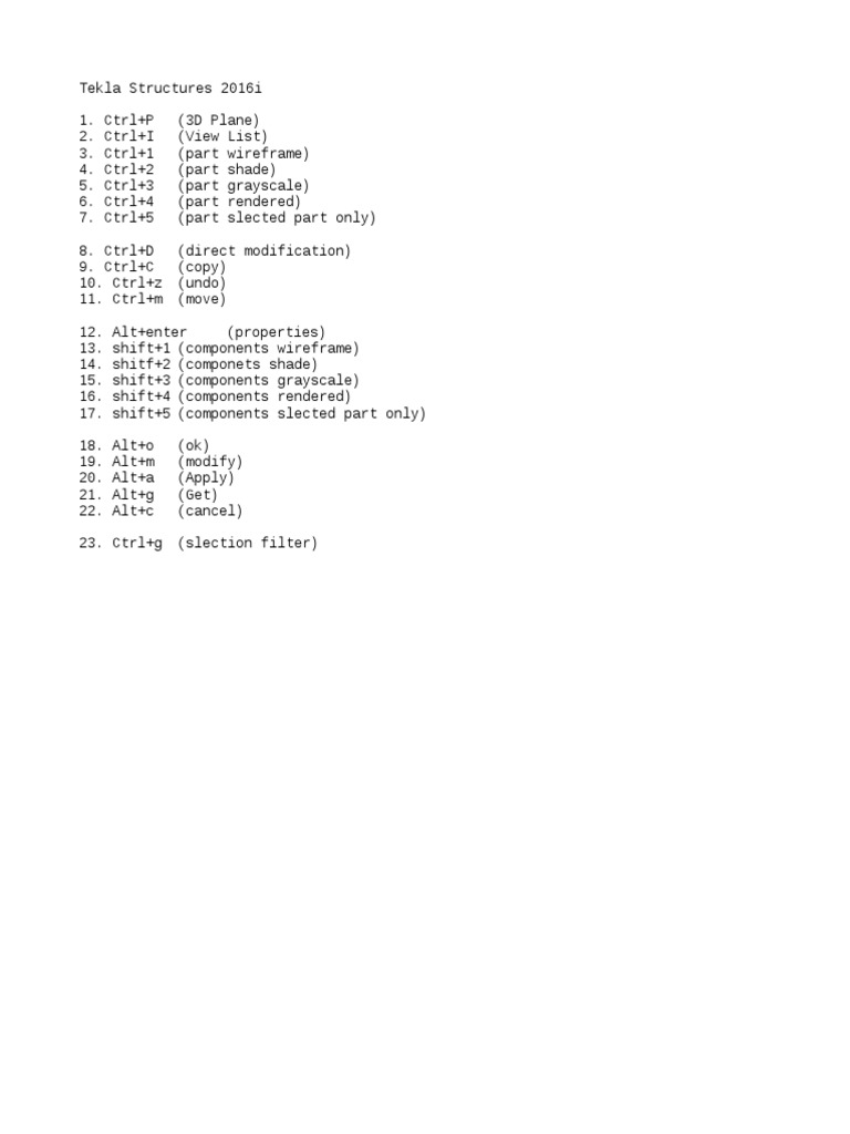 Command TEKLA Software | PDF