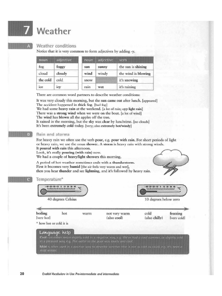 Weather Expressions | PDF
