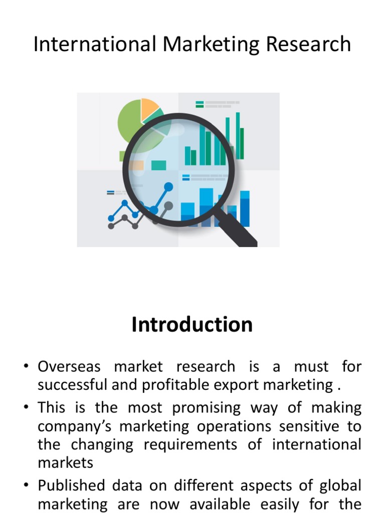 Export Marketing Research | PDF | Marketing Research | Exports