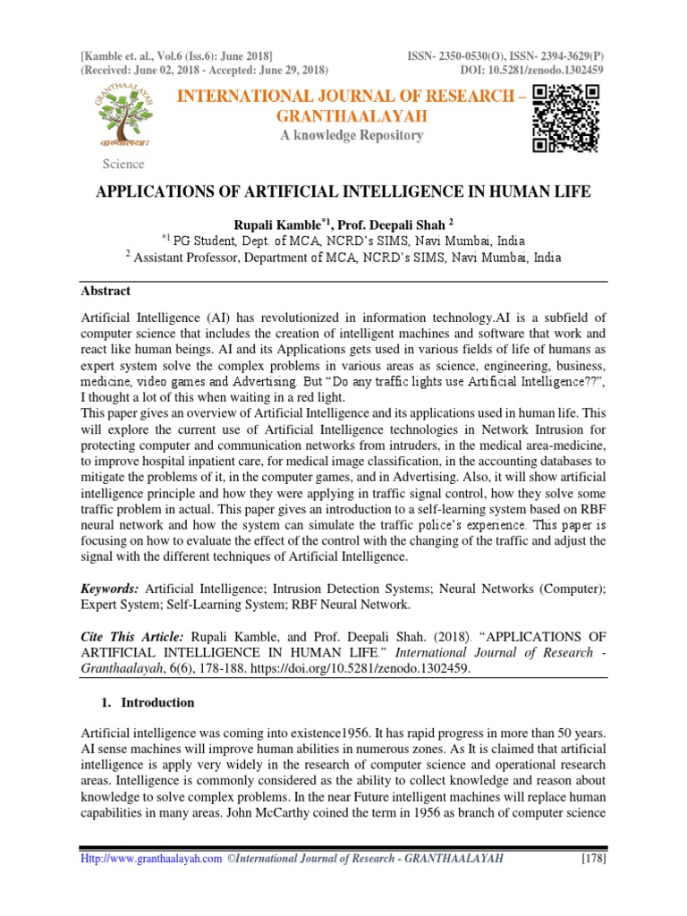 Research Methodology | PDF | Artificial Intelligence | Intelligence (AI) & Semantics