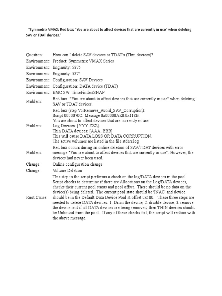 EMC Symm Data Devs Primus | PDF | Data Management | Computer Architecture