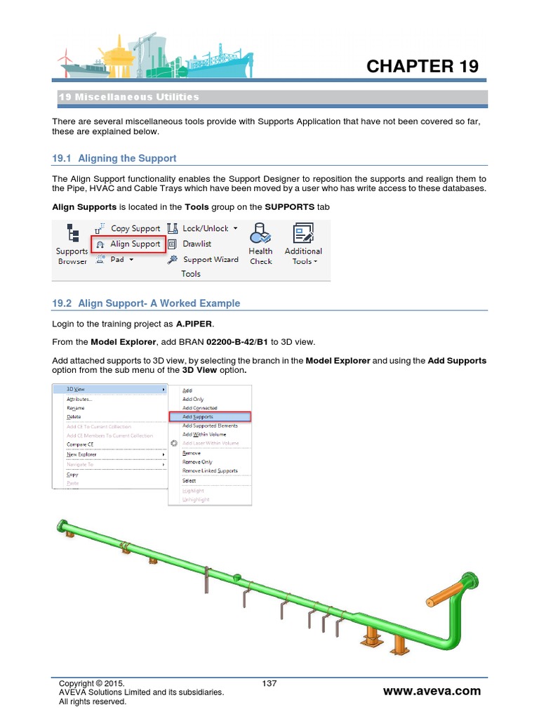 AVEVA Everything 3D 2.1 Supports Chapter 19 | PDF | Software | Computing