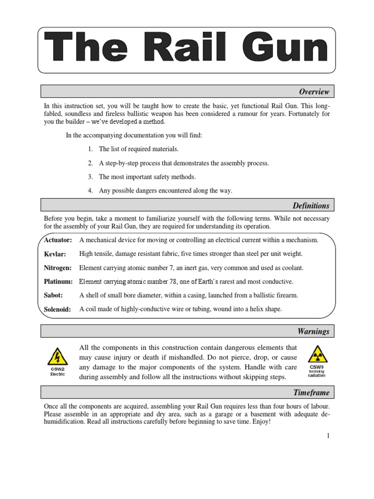 ENGL 395 Technical Writing Instruction Set Gun Electrical Wiring