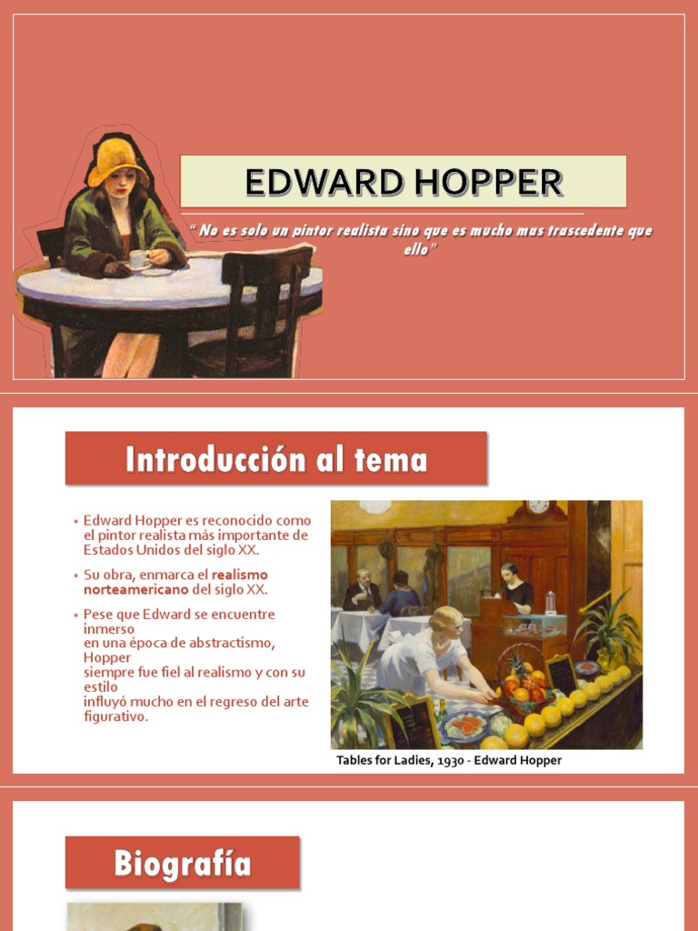 Edward Hopper | PDF | Impresionismo | Pinturas