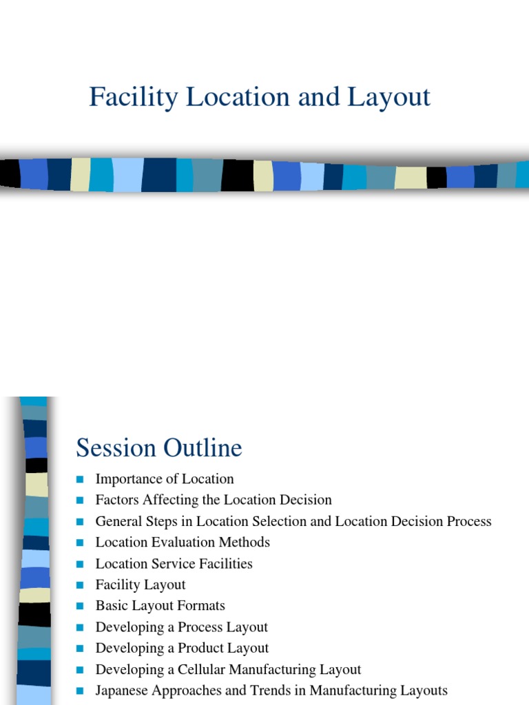 Facility Location and Layout | PDF | Decision Making | Business