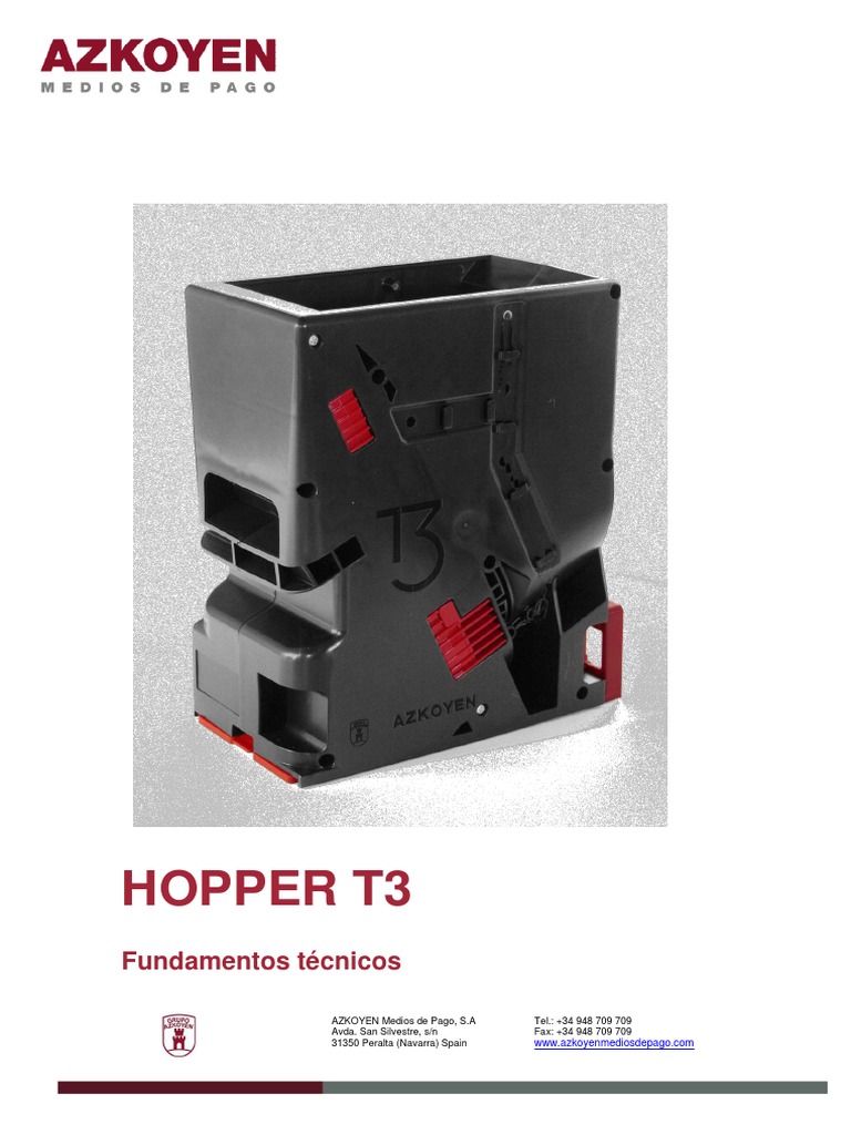 Hopper Azkoyen T3 PDF | PDF | Diodo emisor de luz | Hardware de la ...