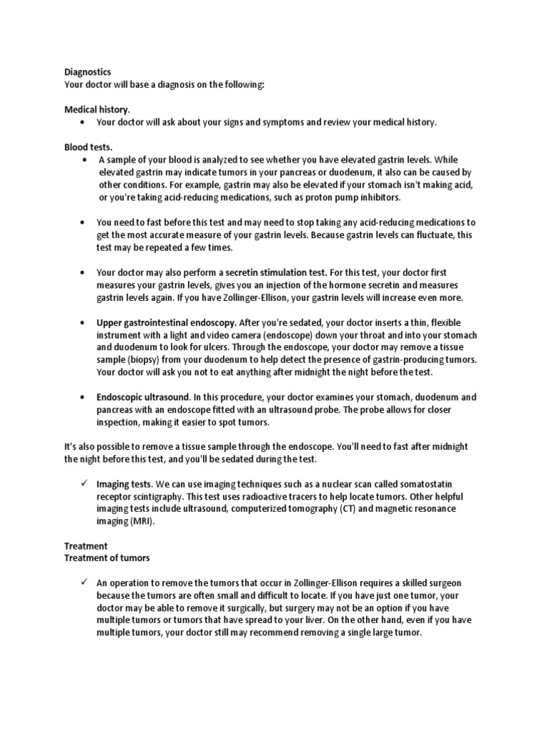 A Comprehensive Guide to Diagnosing and Treating Zollinger-Ellison ...