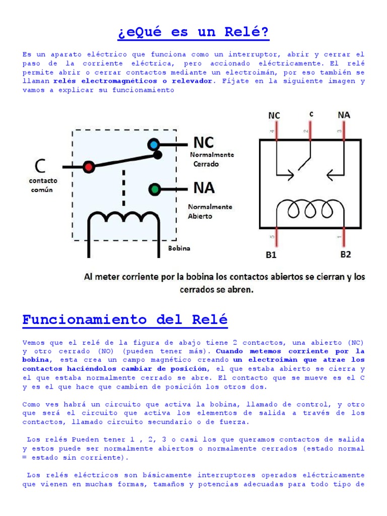 ERele | PDF | Relé | Ingenieria Eléctrica