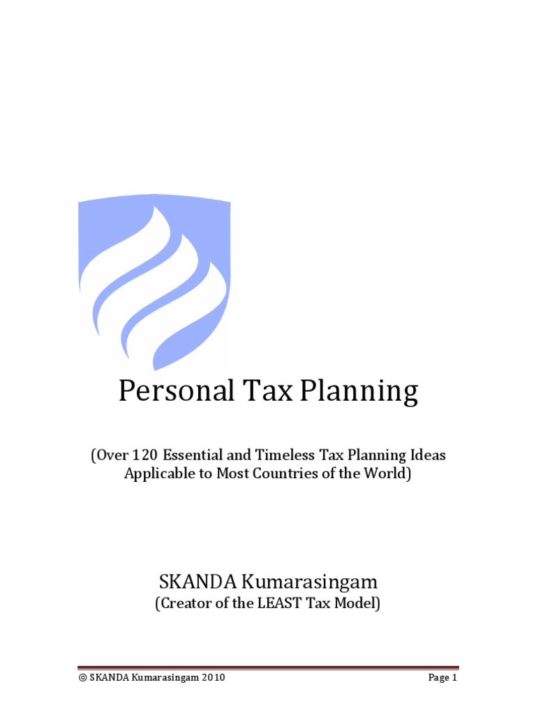 Personal Tax Planning Book | PDF | Employee Benefits | Capital Gains Tax