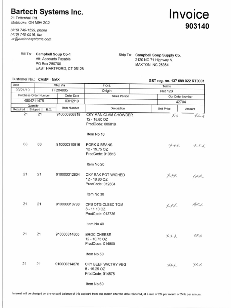 Sample Voice | PDF | Accounts Payable | Invoice