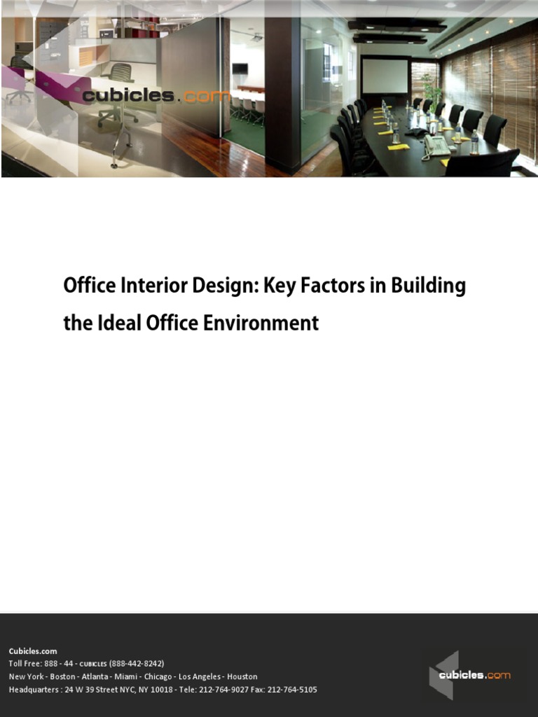 Office Interior Design | Download Free PDF | Human Factors And ...