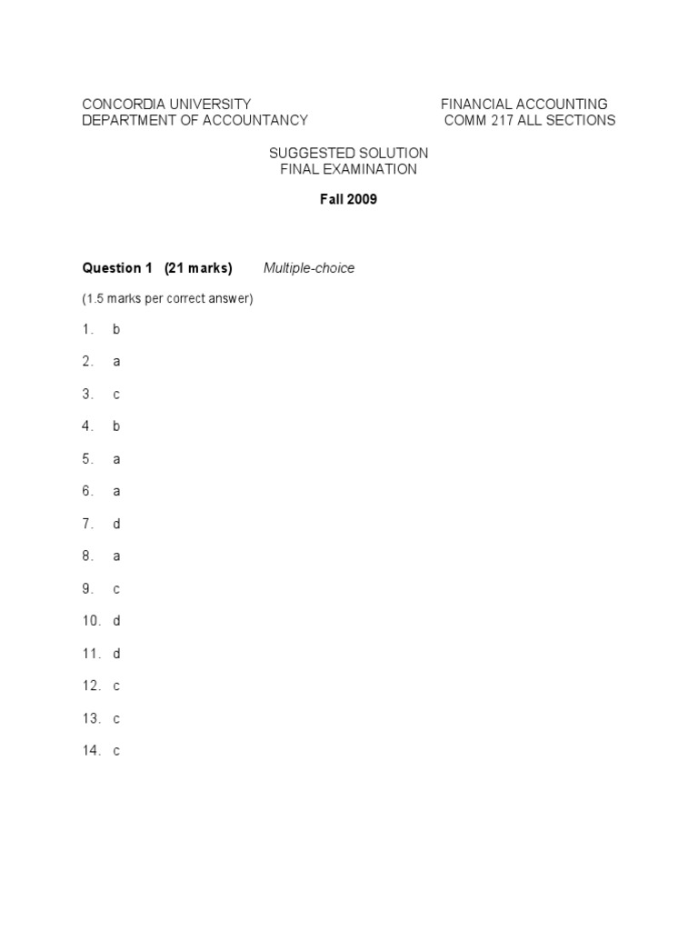 Final F09 Solution | PDF | Discounting | Bonds (Finance)