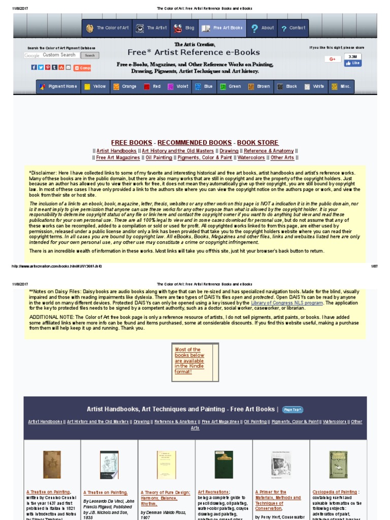The Color of Art - Free Artist Reference Books and Ebooks PDF | PDF ...