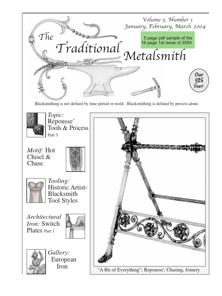 Traditional Metal Smith | PDF | Blacksmith | Hammer