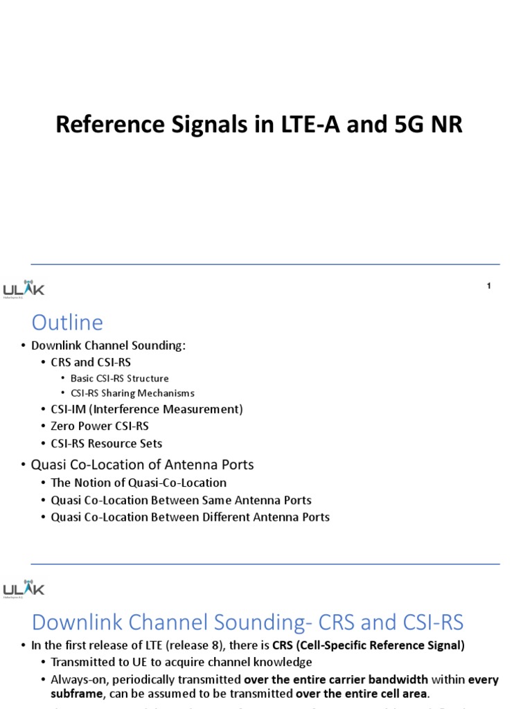 5g NR Reference Signals | PDF | Orthogonal Frequency Division ...