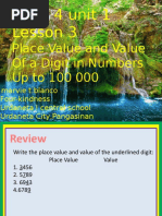 MATH Grade 4 Quarter 1 Module 1 FINAL | PDF | Learning | Numbers