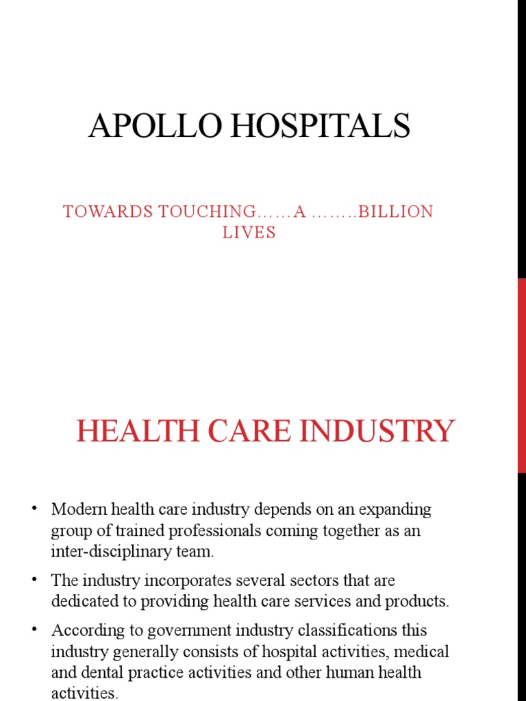 Apollo Hospitals: Towards Touching A ..Billion Lives | Download Free ...