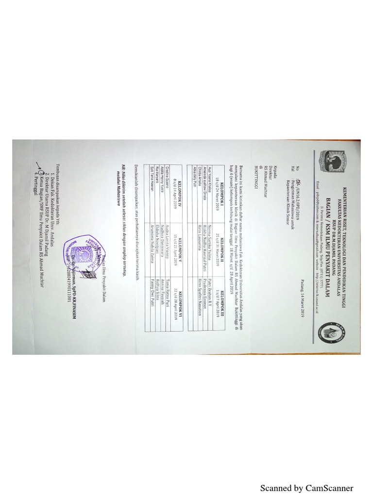 Scan Surat Pengantar | PDF