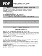 DCP MSDS | PDF | Dangerous Goods | Personal Protective Equipment