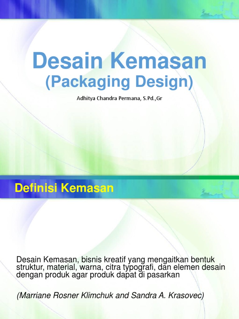 Desain Kemasan | PDF
