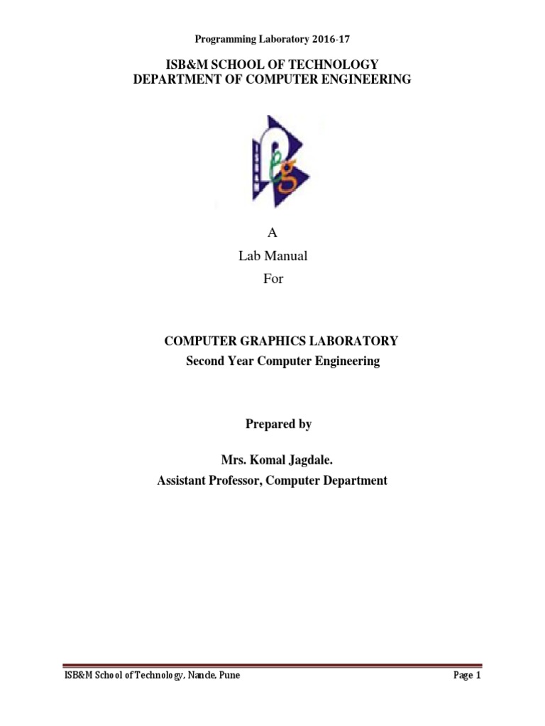 Computer Graphics Lab Guide | PDF | Vertex (Geometry) | Line (Geometry)