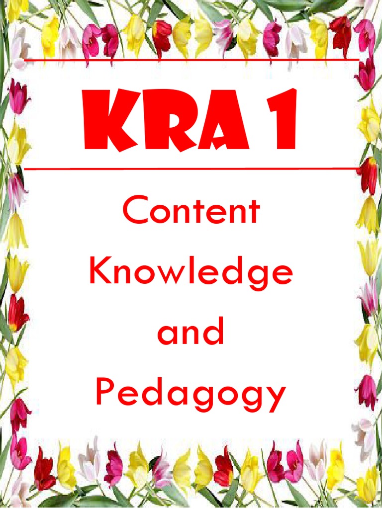 KRA and OBJECTIVES | PDF | Learning | Curriculum