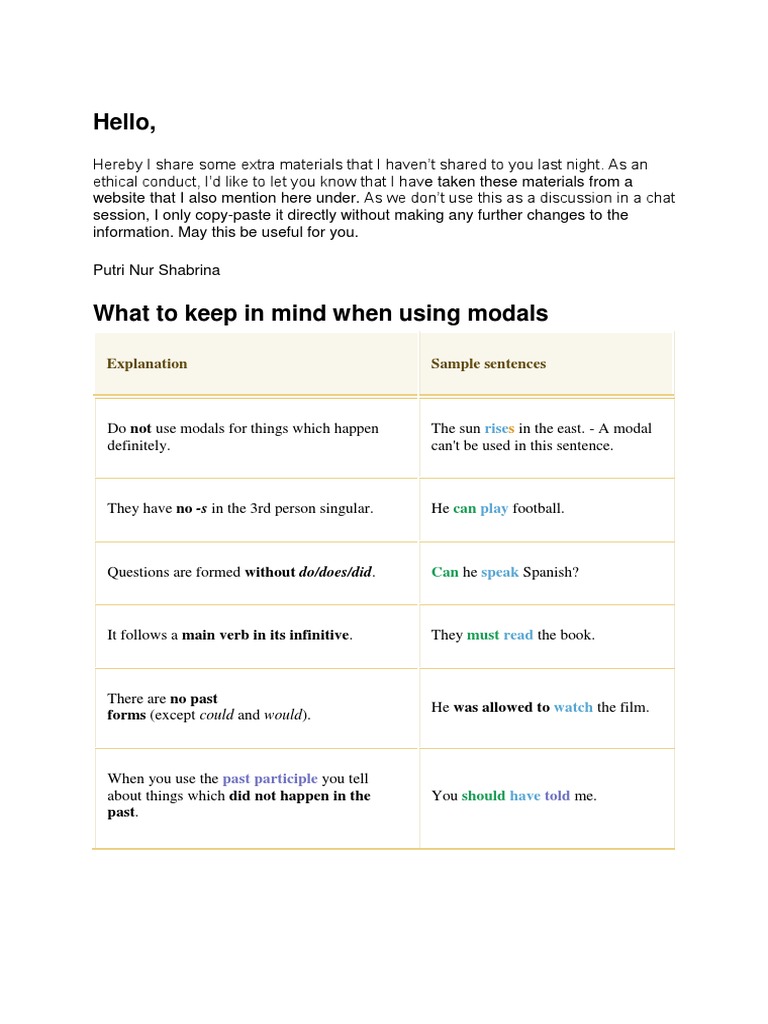 Hello,: Explanation Sample Sentences | PDF | Language Arts & Discipline ...